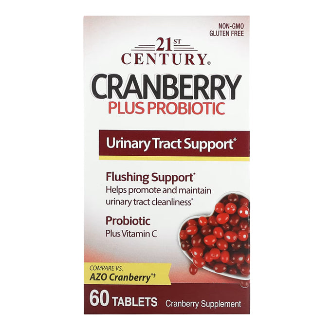 21st Century Cranberry Plus Probiotic 60 Tablets – Sidalih.com || صيدلية.كوم