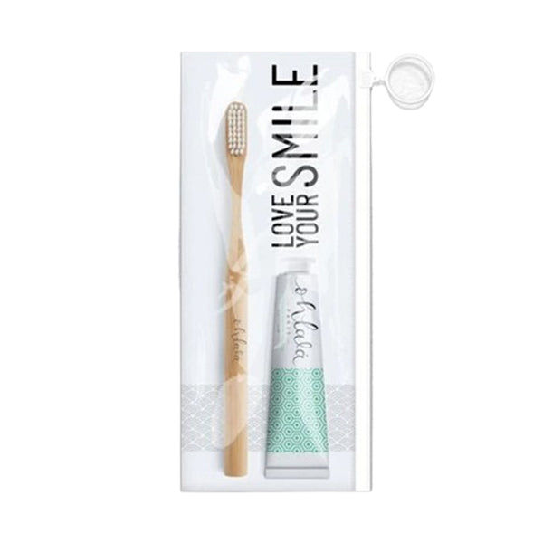 Ohlala Travel Set Mint Toothpaste 15ml + Bamboo Toothbrush – Sidalih.com || صيدلية.كوم