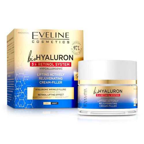 Eveline Bio Hyaluron Facial Cream for Skin Wrinkles with Hyaluronic 50 – Sidalih.com || صيدلية.كوم