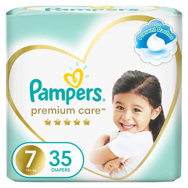 بامبرز حفاضات عناية مميزة مقاس 7 18+ كيلو 35 حفاضة – Sidalih.com || صيدلية.كوم