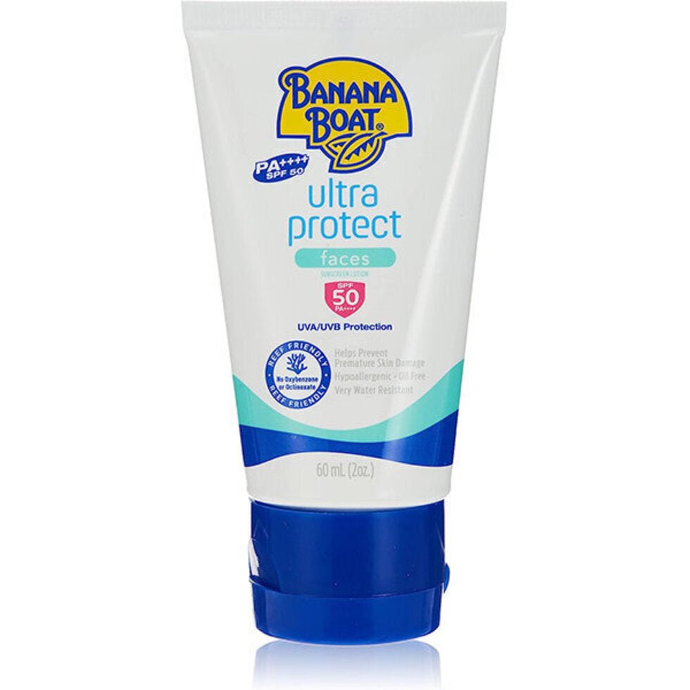 Banana Boat Ultra Protective Facial Sunscreen Lotion SPF 50 - 60 Ml – Sidalih.com || صيدلية.كوم