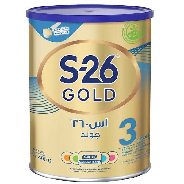إس - 26 حليب اطفال جولد المرحلة (3) 400 جم – Sidalih.com || صيدلية.كوم