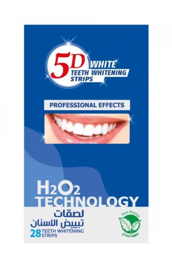 فايف دي وايت لصقات تبييض الأسان - 28 لصقة – Sidalih.com || صيدلية.كوم