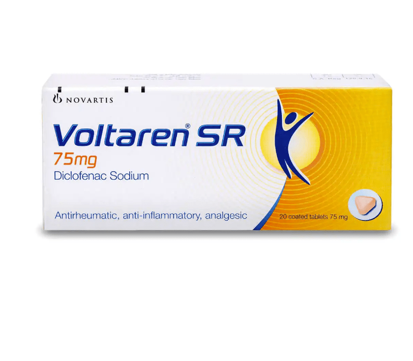 Voltaren 75 mg extended release 20 tablets – Sidalih.com || صيدلية.كوم