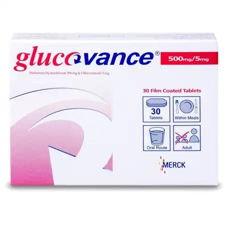 جلوكوفانس 500/5 مجم 30 قرص – Sidalih.com || صيدلية.كوم