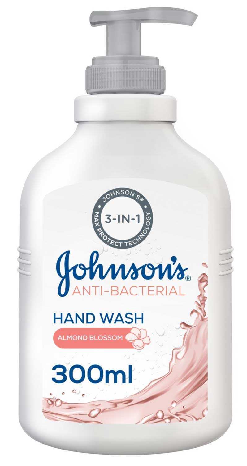 جونسون سائل تنظيف اليدين 3 في 1 بزهر اللوز 300 مل – Sidalih.com || صيدلية.كوم