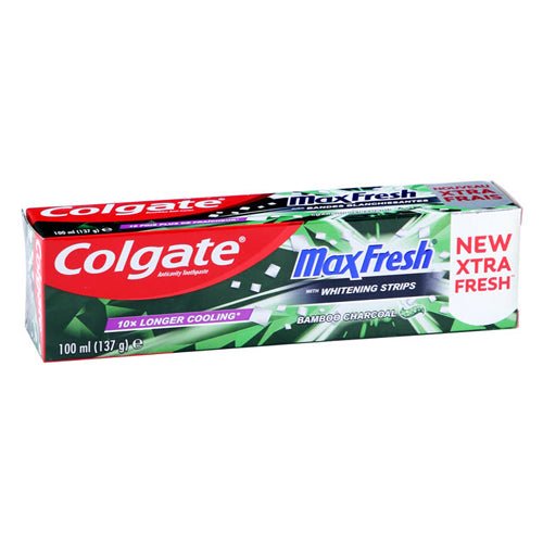 Colgate Bamboo Charcoal Toothpaste with Whitening Strips 100ml – Sidalih.com || صيدلية.كوم