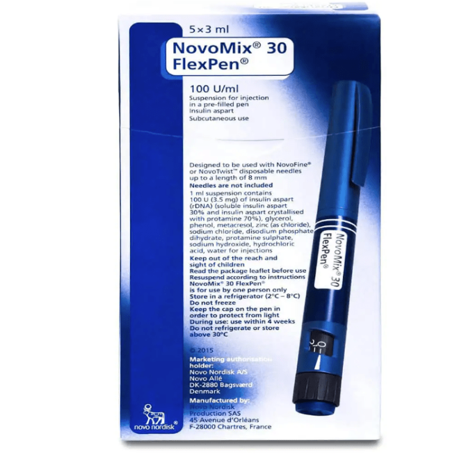 نوفومكس 30 فلكس بن 100 وحدة/مل 5 قلم 3مل – Sidalih.com || صيدلية.كوم