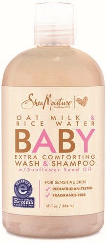 شيا مويستشر شامبو وجل استحمام لطيف للأطفال حليب الشوفان وماء الأرز 384 – Sidalih.com || صيدلية.كوم