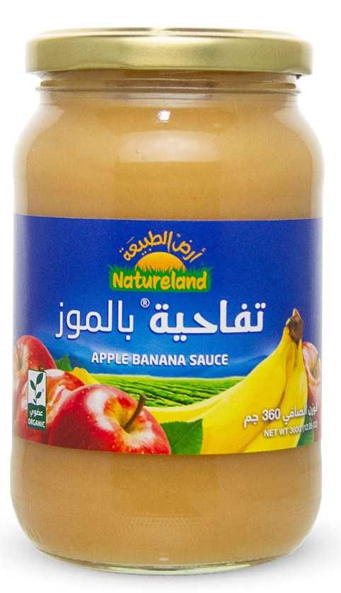 تفاحية بالموز عضوي أرض الطبيعة 360 جم – Sidalih.com || صيدلية.كوم