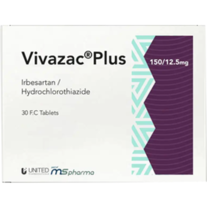 Vivazac Plus 150/12.5 mg 30 Tablets – Sidalih.com || صيدلية.كوم