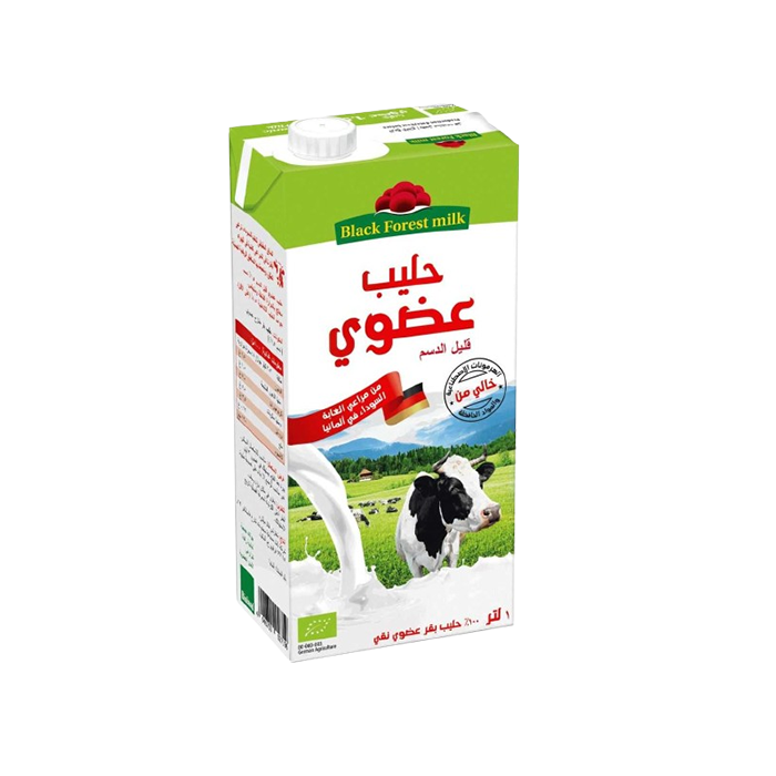 الغابة السوداء 1 لتر حليب عضوي قليل الدسم ‫( 12 حبة في الكرتون ) – Sidalih.com || صيدلية.كوم