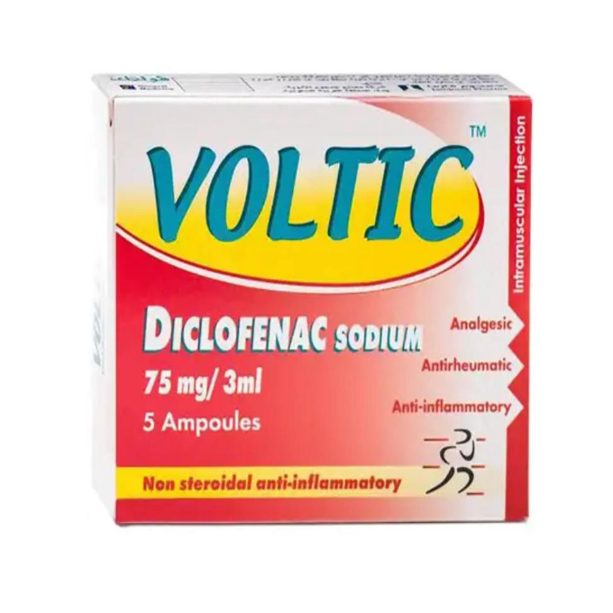 فولتك 75 مجم 3مل 5 امبول – Sidalih.com || صيدلية.كوم