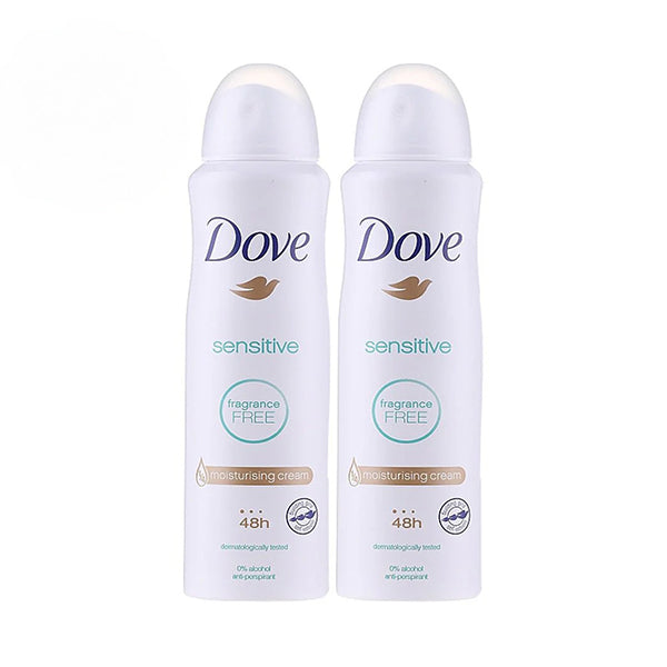 عرض دوف بخاخ مزيل عرق للبشرة الحساسة 150 مل×2