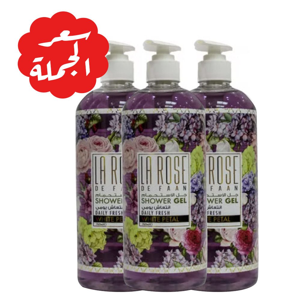 Offer La Rose White Petal Shower Gel Multi-Colour 760ml×3 – Sidalih.com || صيدلية.كوم