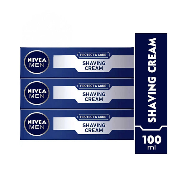 عرض نيفيا كريم حلاقة للحماية والرعاية الأصلي 100 مل×3 – Sidalih.com || صيدلية.كوم