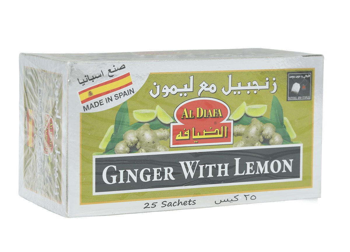 الضيافة أكياس أعشاب الزنجبيل مع الليمون - 25 قطعة – Sidalih.com || صيدلية.كوم