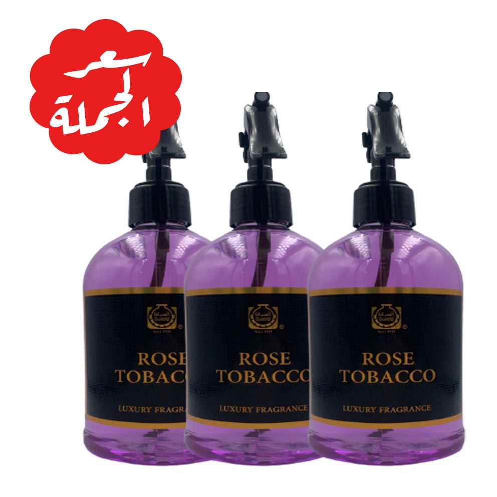 السرتي معطر ومعقم روز توباكو 500 مل *3 عبوات – Sidalih.com || صيدلية.كوم