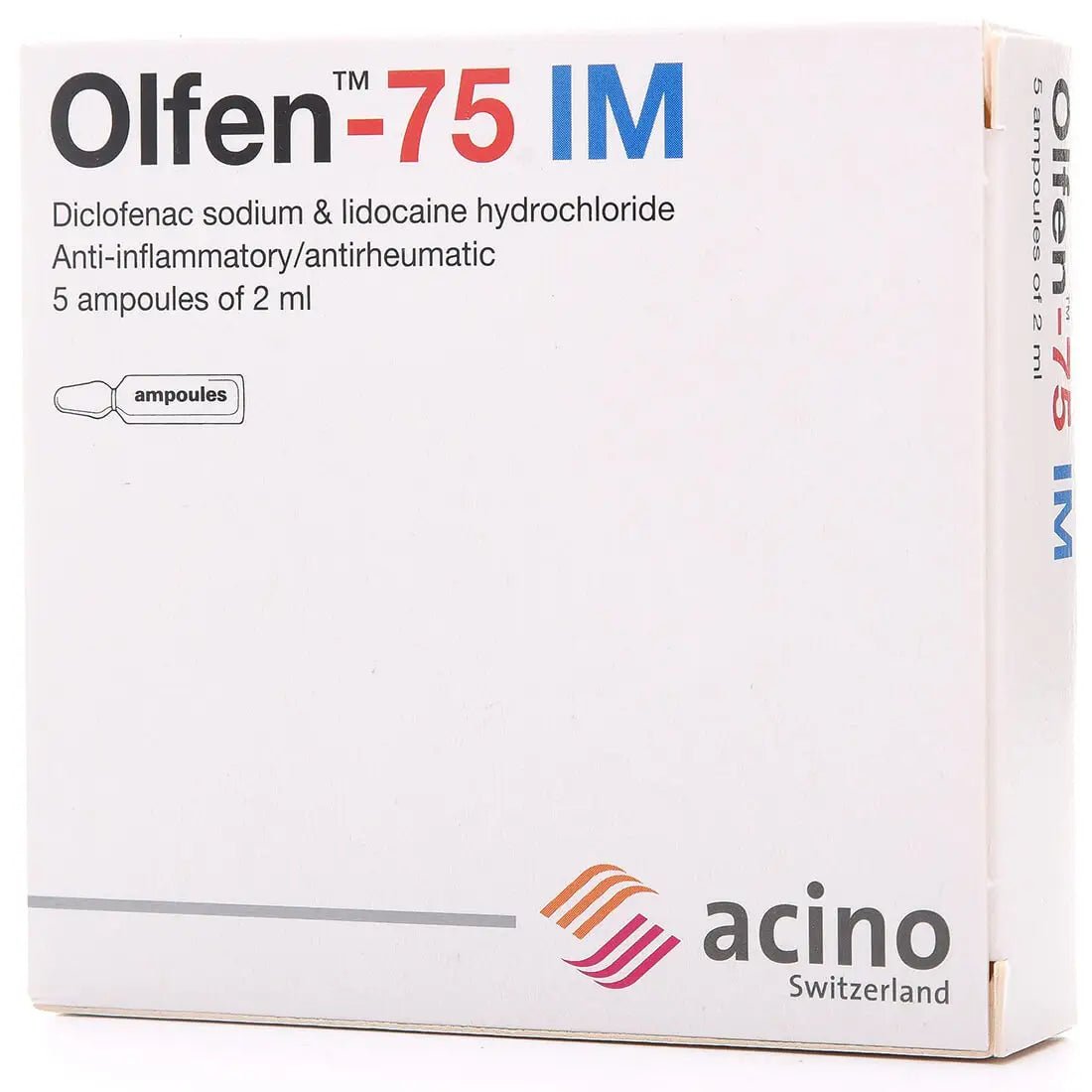 Olfen 75 mg 5 ampoules 2 ml – Sidalih.com || صيدلية.كوم