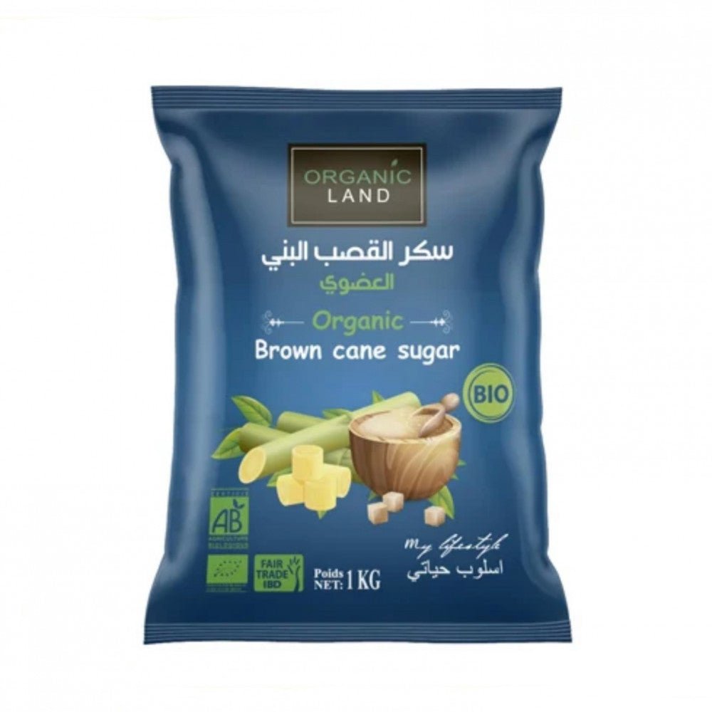اورجنك لاند سكر القصب البني العضوي 1 كيلو – Sidalih.com || صيدلية.كوم