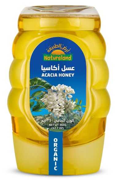 ارض الطبيعة عسل أكاسيا قابل للعصر 360 جم – Sidalih.com || صيدلية.كوم