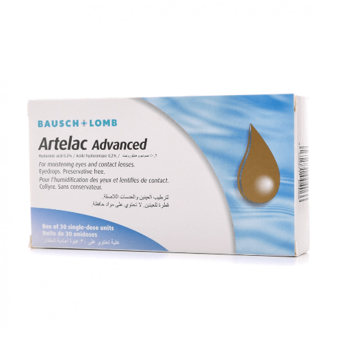 Artelac Advance Eye Drops 0.2% to moisturize eyes and lenses - buy now – Sidalih.com || صيدلية.كوم