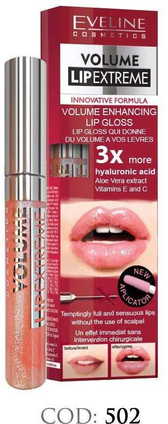 ايفيلين فوليوم ليب إكستريم ليب جلوس ملمع معزز حجم الشفاه 502 - 7مل – Sidalih.com || صيدلية.كوم