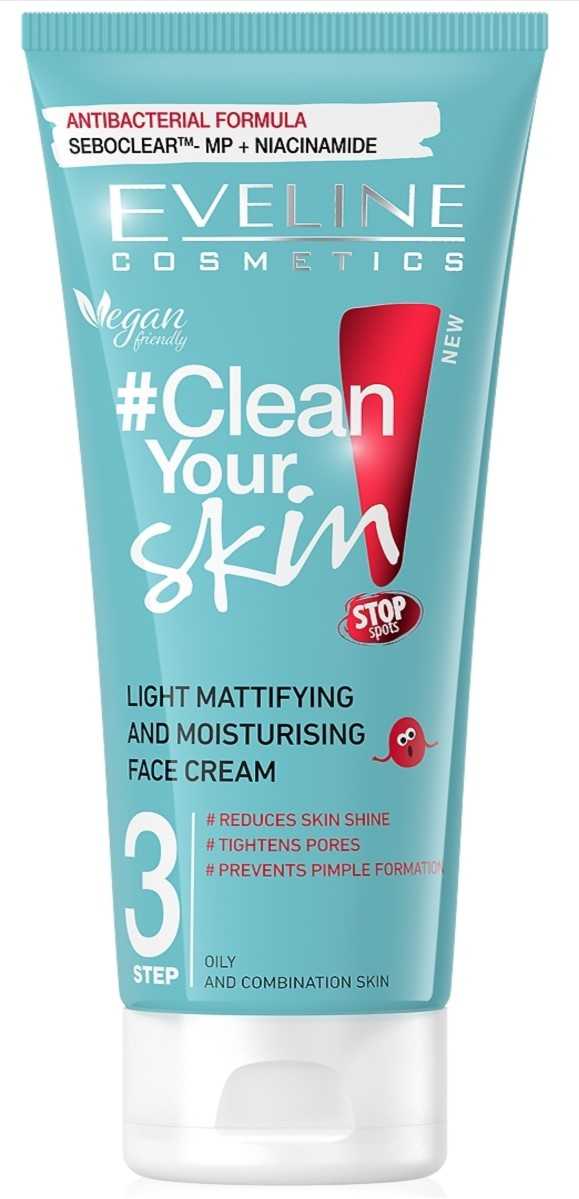 ايفيلين كلير سكين كريم خفيف مرطب و مزيل للمعة الوجه 75 مل – Sidalih.com || صيدلية.كوم