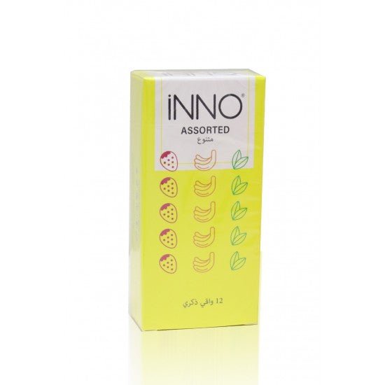 اينو واقي ذكري بالفواكه – 12حبة – Sidalih.com || صيدلية.كوم