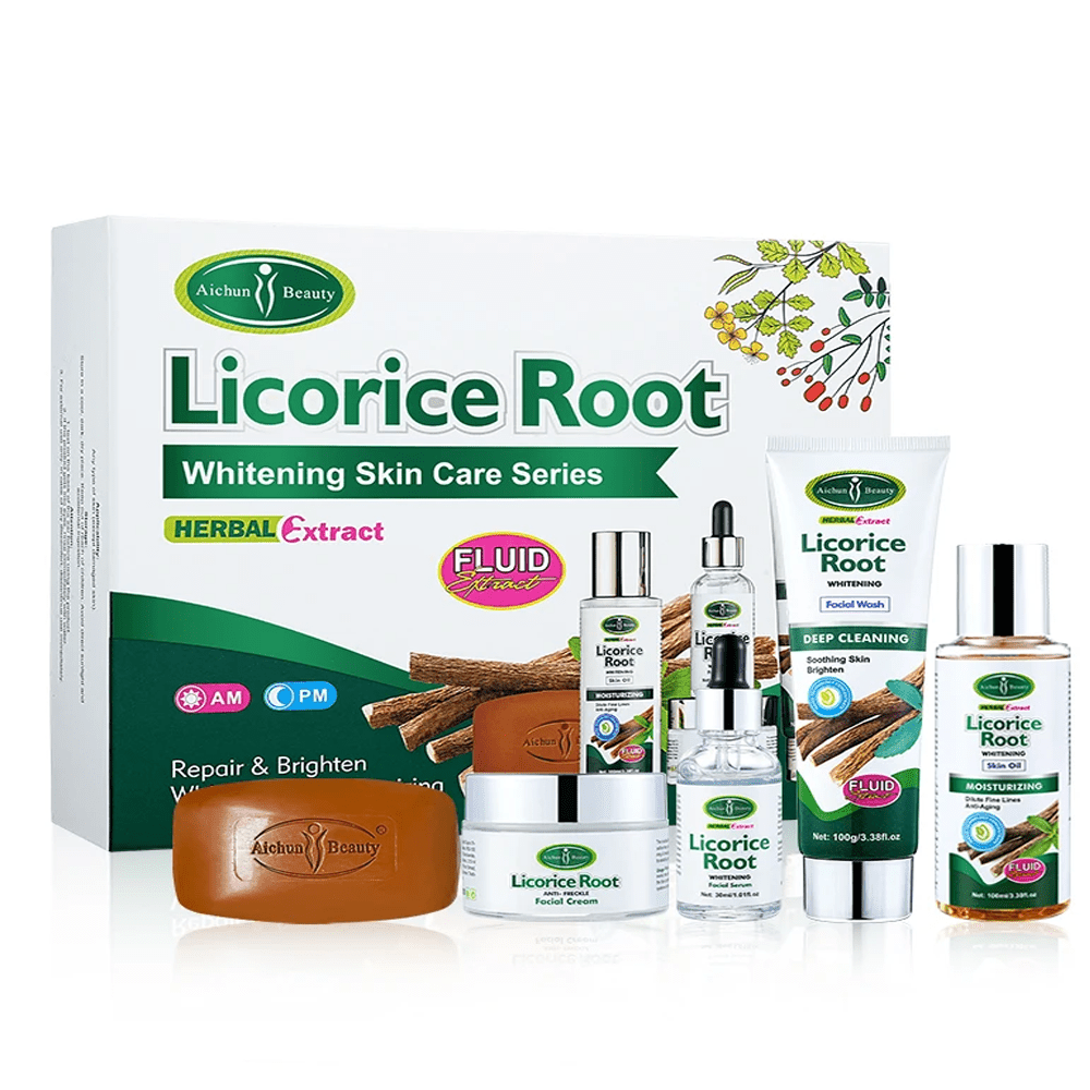 Aichun Beauty Organic Licorice Root Skin Care Series 5pcs