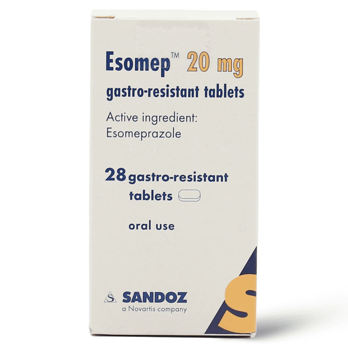 Esomep 20 Mg - 28 Tabs – Sidalih.com || صيدلية.كوم