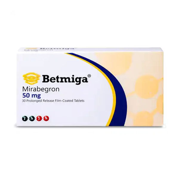 Betmiga 50 mg 30 tablets – Sidalih.com || صيدلية.كوم