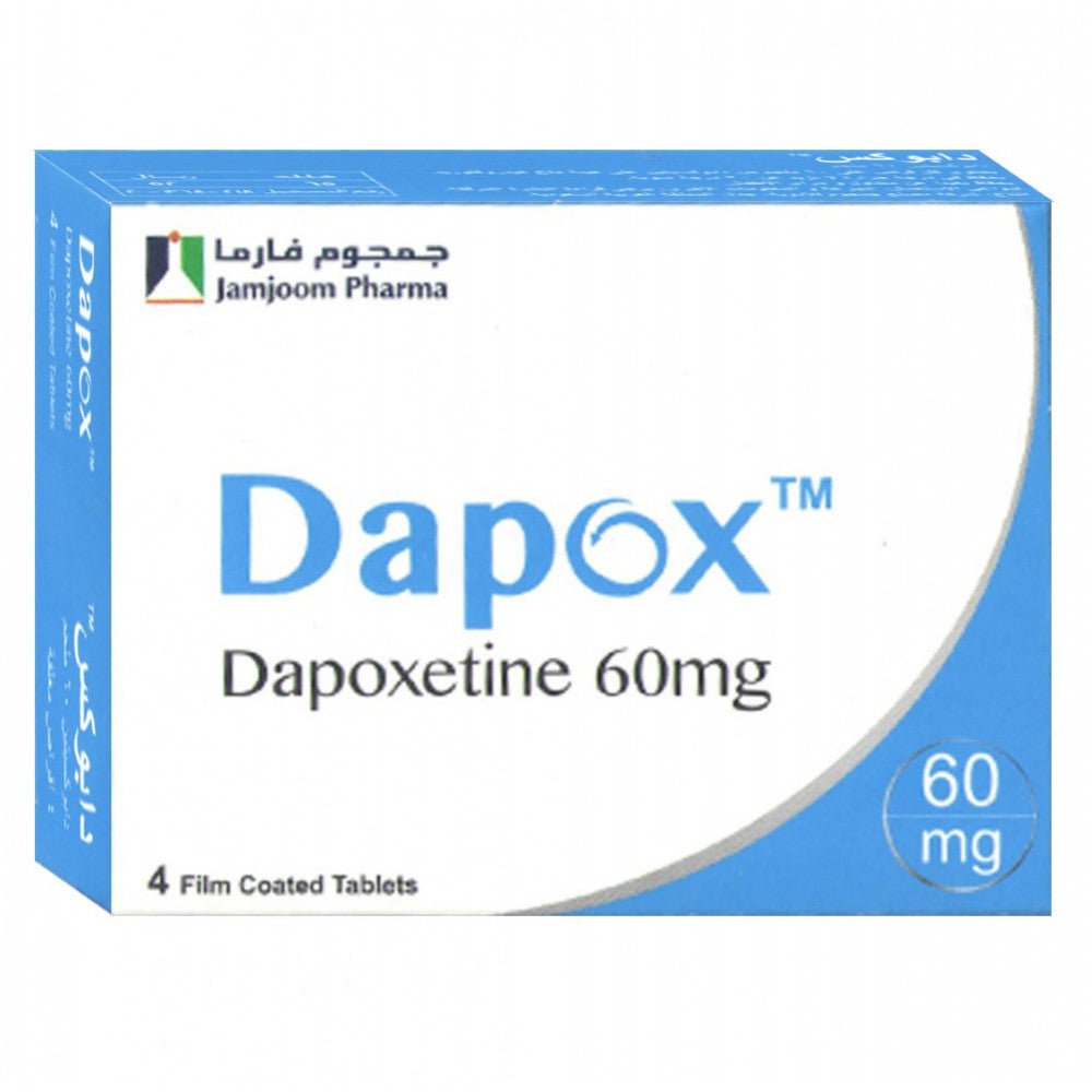 Dapox 60 mg 4 tablets – Sidalih.com || صيدلية.كوم