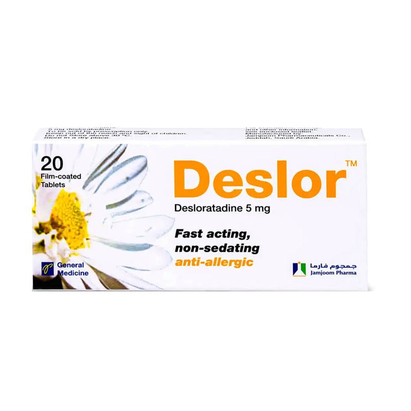 Deslor 5 mg 20 tab – Sidalih.com || صيدلية.كوم