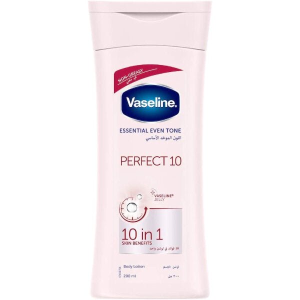 Vaseline Perfect 10 Essential Even Body Lotion 200 ml – Sidalih.com || صيدلية.كوم