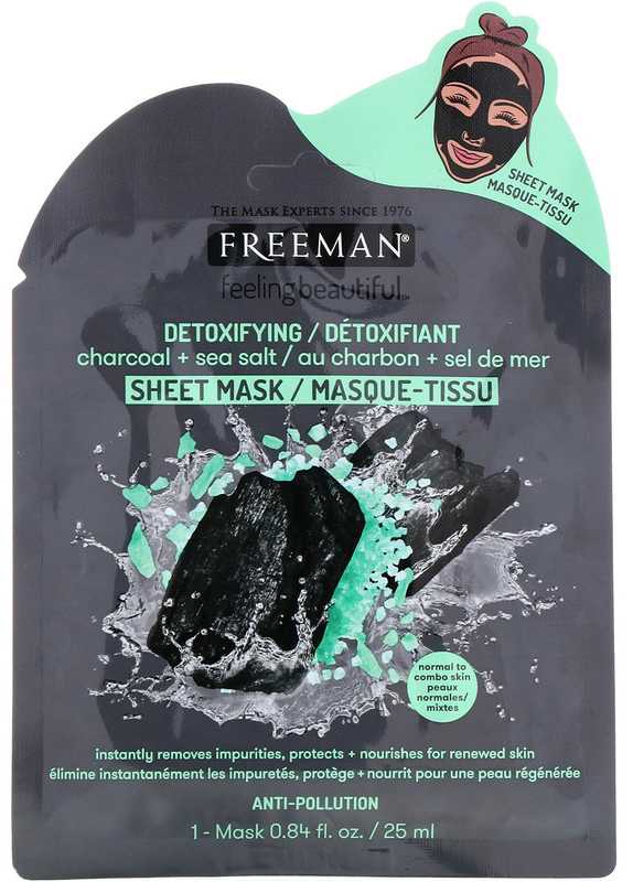 فريمان بيوتي قناع إزالة السموم بالفحم و الملح البحري. قناع 1 – Sidalih.com || صيدلية.كوم