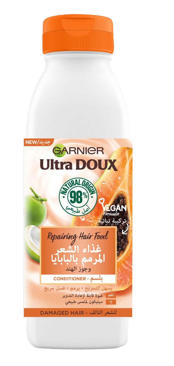 غارنيه الترا دو بلسم و مغذي الشعر بالبابايا وجوز الهند للشعر التالف 35 – Sidalih.com || صيدلية.كوم