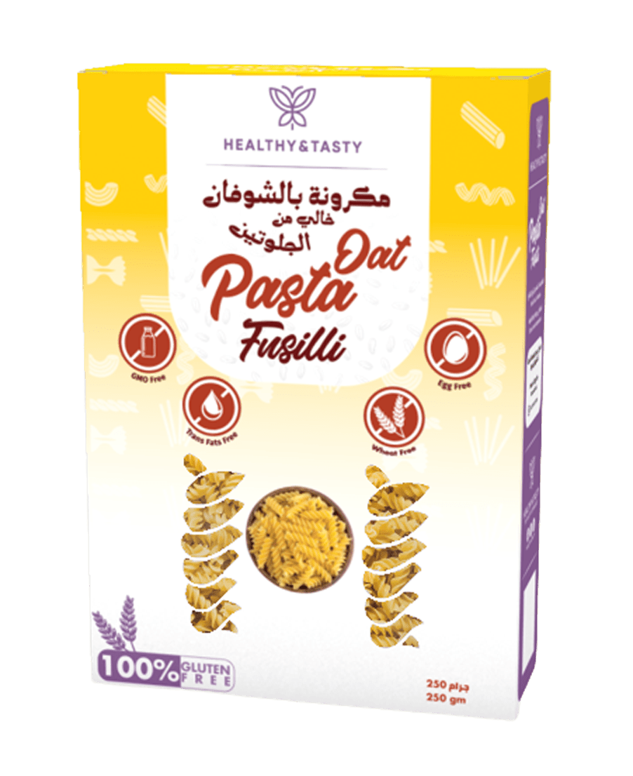 هيلثي اند تيستي معكرونة فوزيلي بالشوفان خالية من الجلوتين 250 جرام – Sidalih.com || صيدلية.كوم