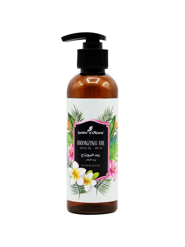Garden Olean Bronzer Oil with Argan Oil SPF 10, 250 ml