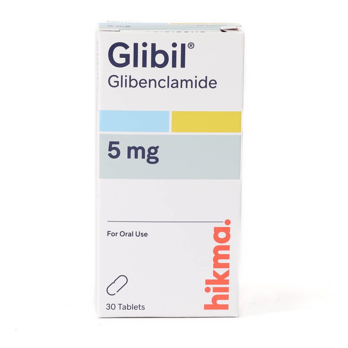 Glibil Glibenclamide 5 mg - 30 tablets – Sidalih.com || صيدلية.كوم