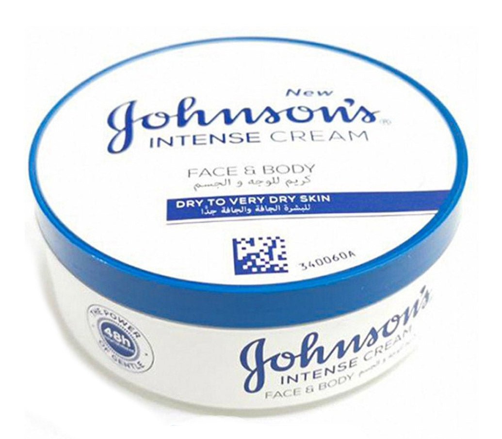 Johnson's Intensive Cream Face and Body Dry to Very Dry Skin 200 ml ...