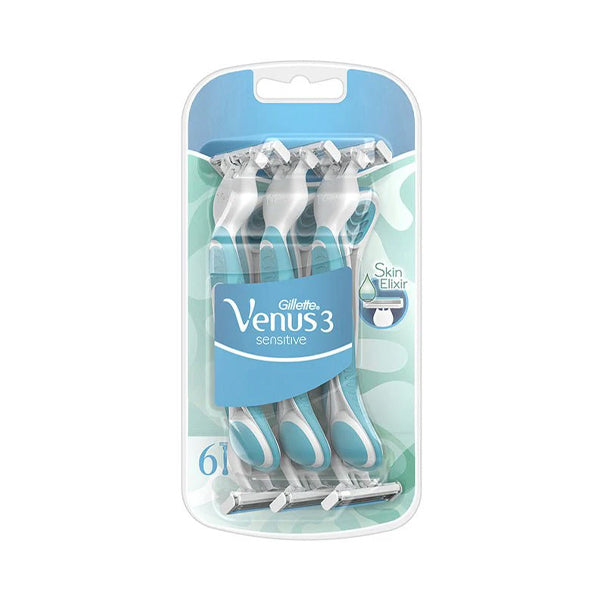 جيليت شفرات فينوس 3 للبشرة الحساسه 6 شفرات – Sidalih.com || صيدلية.كوم