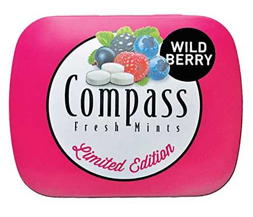 كومباس حلوى النعناع بالتوت البري الخالية من السكر 50 حبة – Sidalih.com || صيدلية.كوم