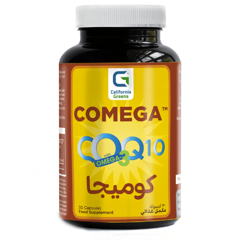 Comega CoQ10 + Omega-3 30 capsules – Sidalih.com || صيدلية.كوم