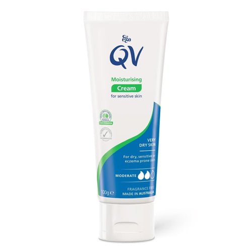 QV Moisturizing Cream for Dry and Sensitive Skin 100g – Sidalih.com || صيدلية.كوم