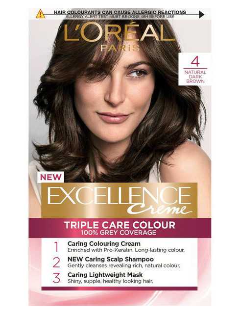 لوريال اكسلانس صبغة شعر بني داكن طبيعي 4 – Sidalih.com || صيدلية.كوم