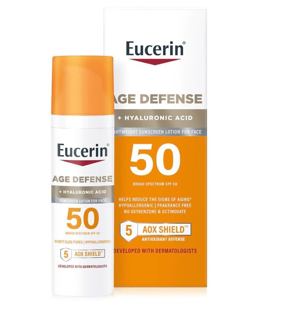 Eucerin Lightweight Fragrance Free Sunscreen Lotion SPF 50 For Face - – Sidalih.com || صيدلية.كوم