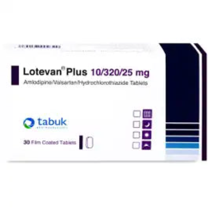 Lotevan Plus 25/320/10 mg 30 tablets – Sidalih.com || صيدلية.كوم