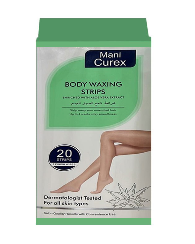 ماني كوريكس شرائح شمع لإزالة الشعر بخلاصة الصبار - 20شريحة – Sidalih ...