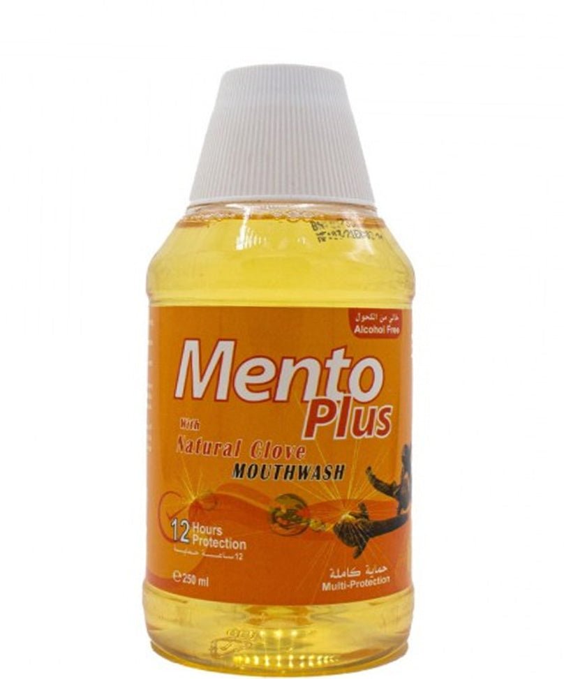 Mento Plus Mouthwash Natural Clove Flavor 250ml